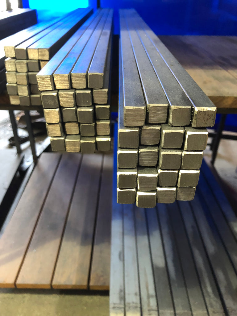 Cut-To-Length 1/2 Inch Square Bar Stock A36 Mild Steel - Made in USA ...