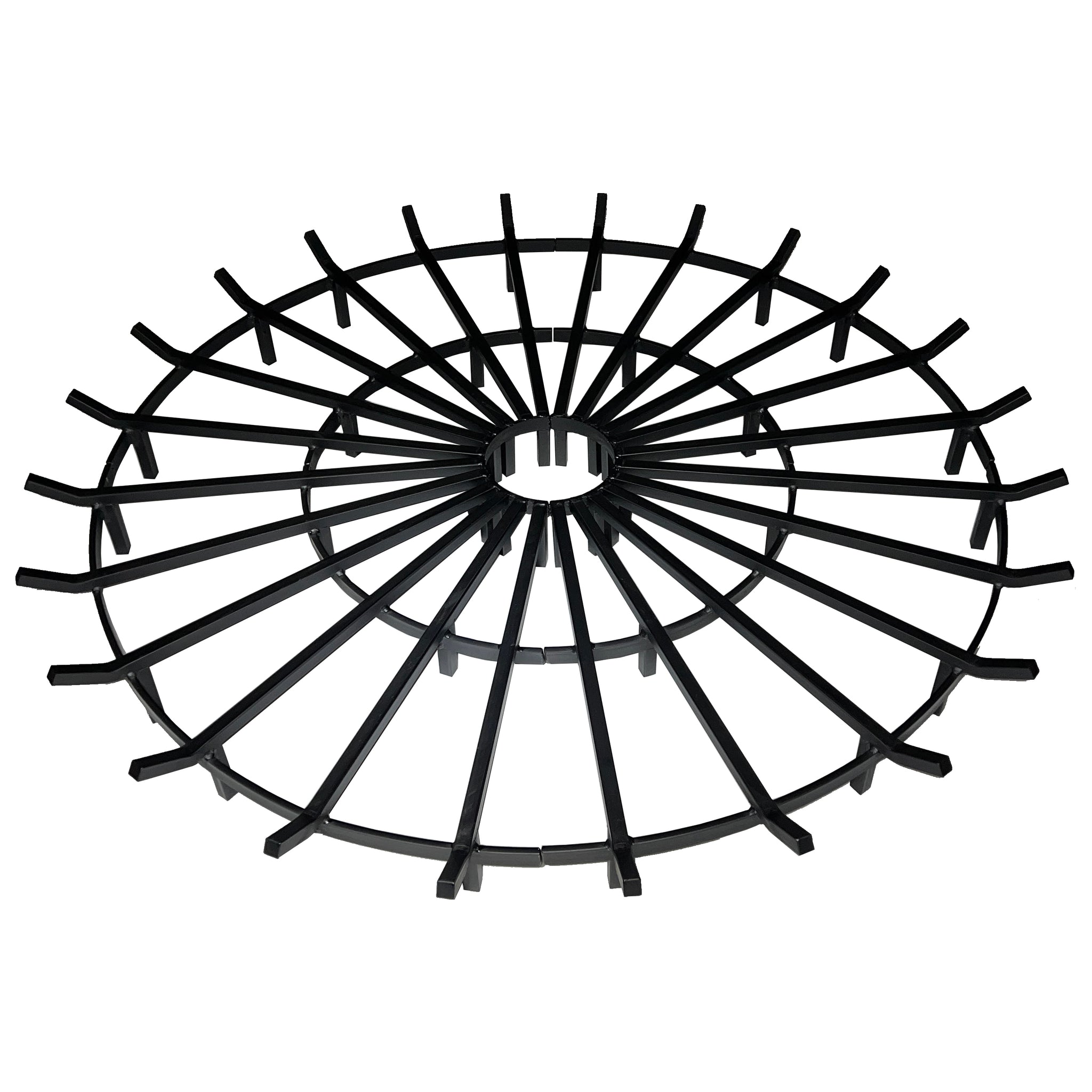 48 Inch Super Heavy Duty Wagon Wheel Fire Pit Grate – SteelFreak