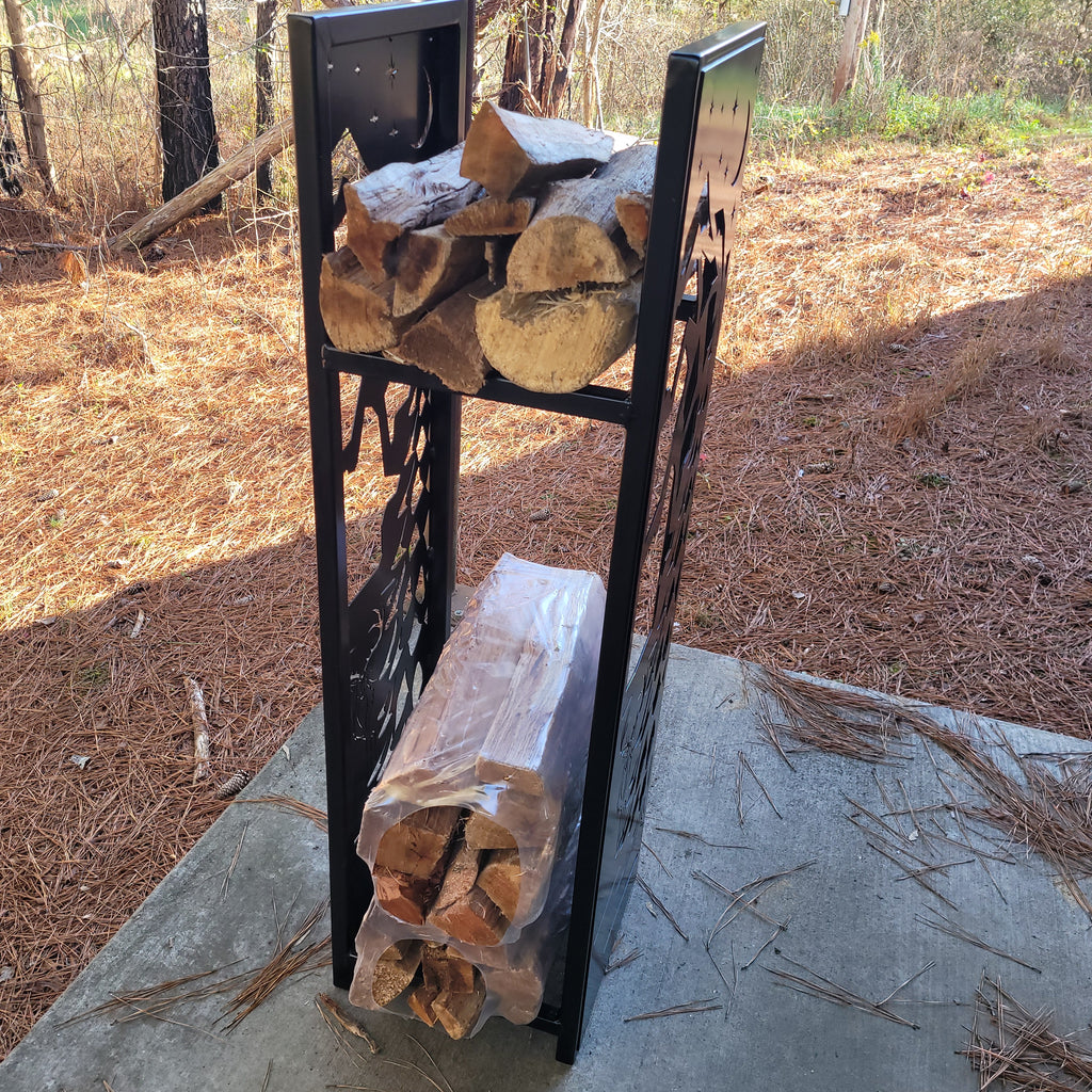 Super Duty Tower Log Rack (Woodland, 48 Inch) – SteelFreak