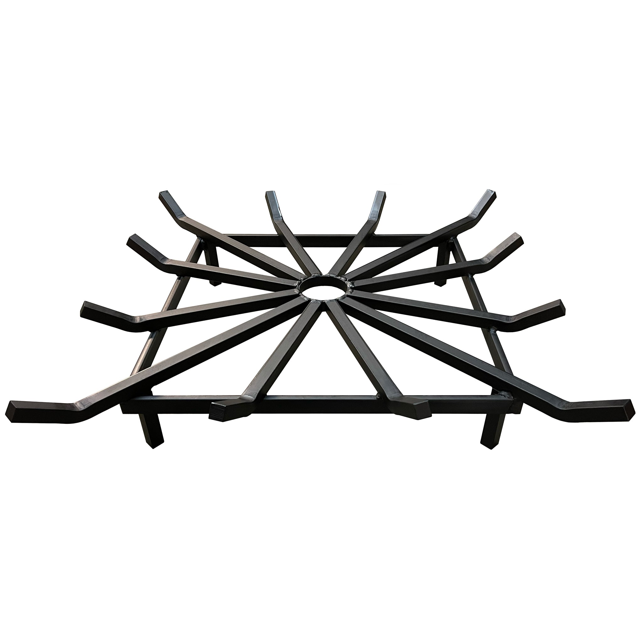 28 x 28 Inch Super Heavy Duty Square Wheel Fire Pit Grate – SteelFreak